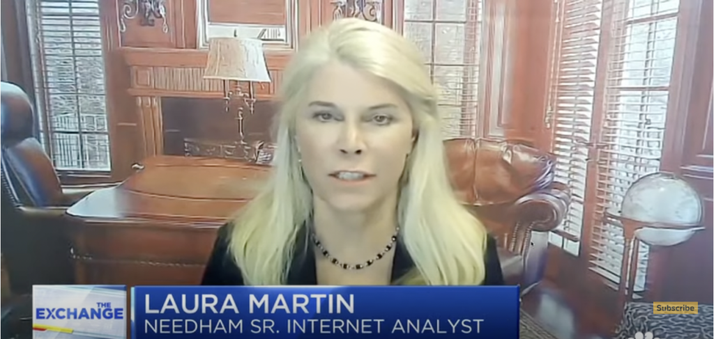 Needham's Laura Martin: What's behind Apple's ad strategy (video ...