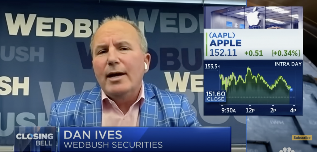 Wedbush's Daniel Ives defends his $190 Apple target (video) | Philip ...