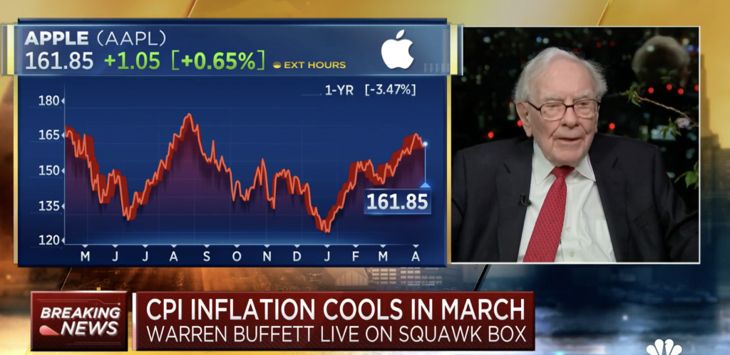 Warren Buffett: Apple 'is a wonderful business, so we own a lot of it ...